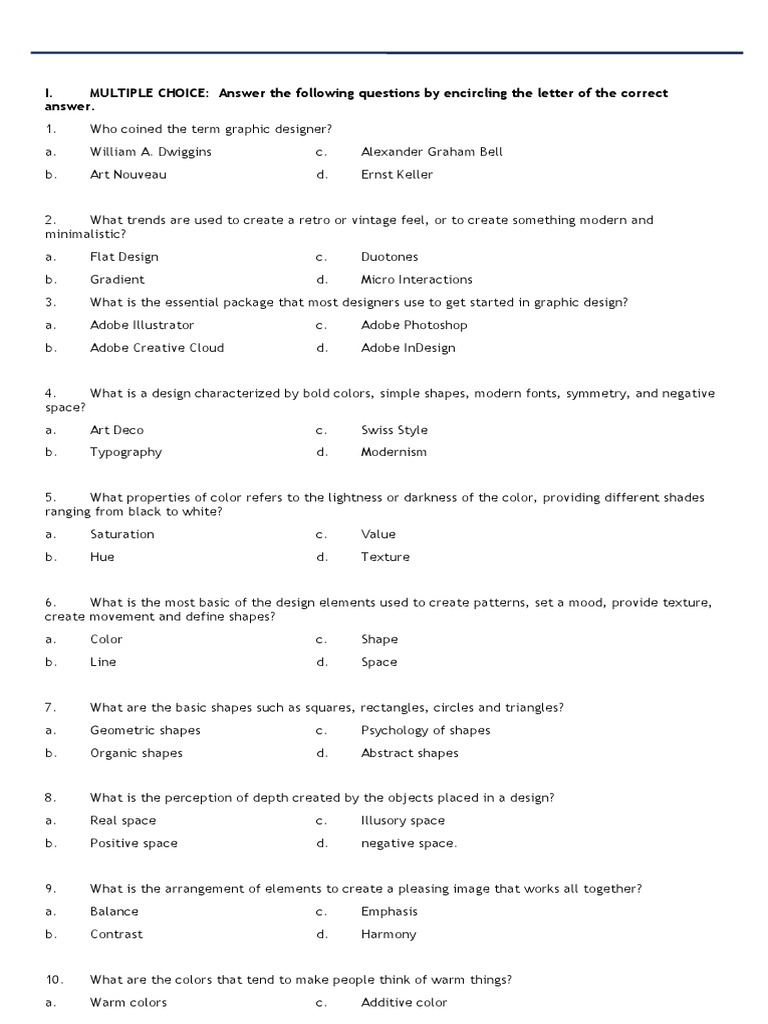 2nd Quarter Exam in Computer 8 by DMC | PDF | Color | Shape