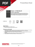 Sinopec No.8 Power Transmission Fluid | PDF | Viscosity | Mechanical Engineering