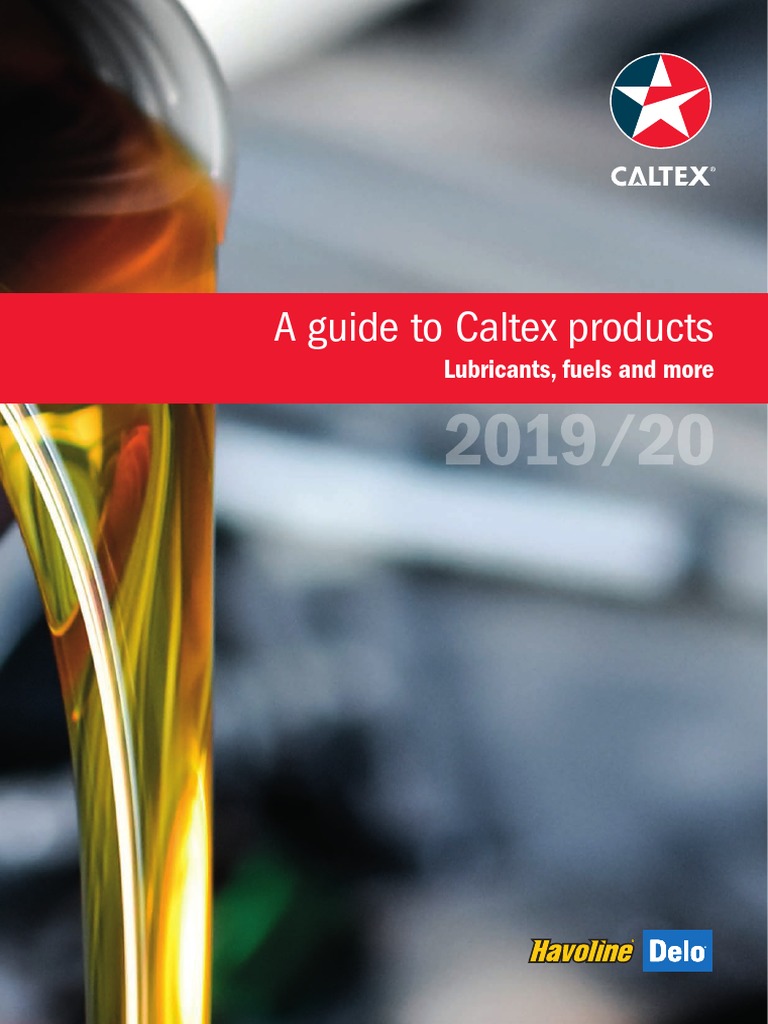 51484-Z-Energy-Caltex-Oil-Lubricants-Guide-2019-final | PDF | Motor Oil ...