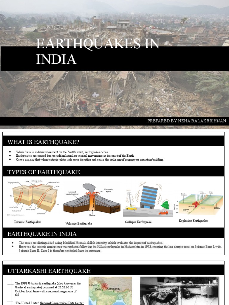 Earthquakes in India | PDF | Earthquakes | Geology