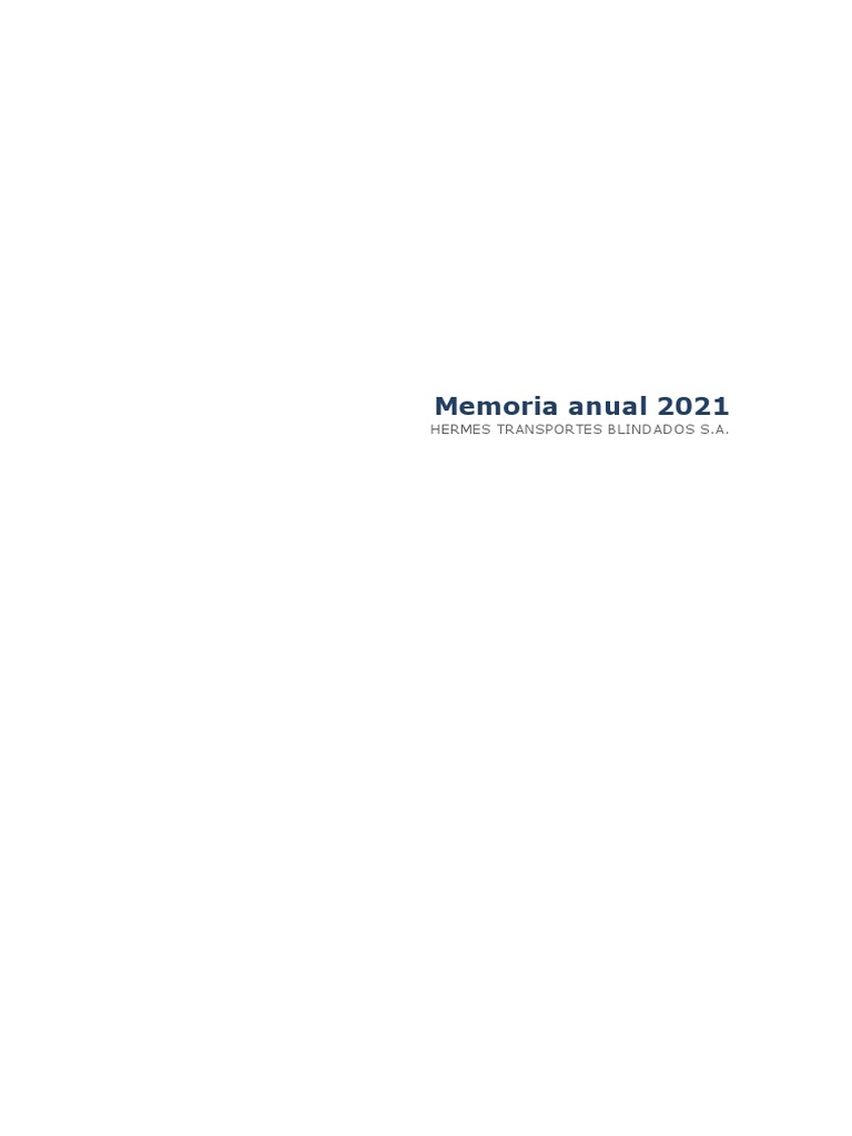 Memoria Anual 2021 | PDF | Estado de resultados | Deuda
