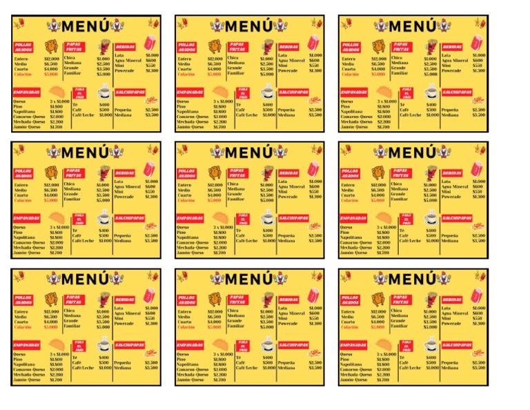 Mini Menus | PDF