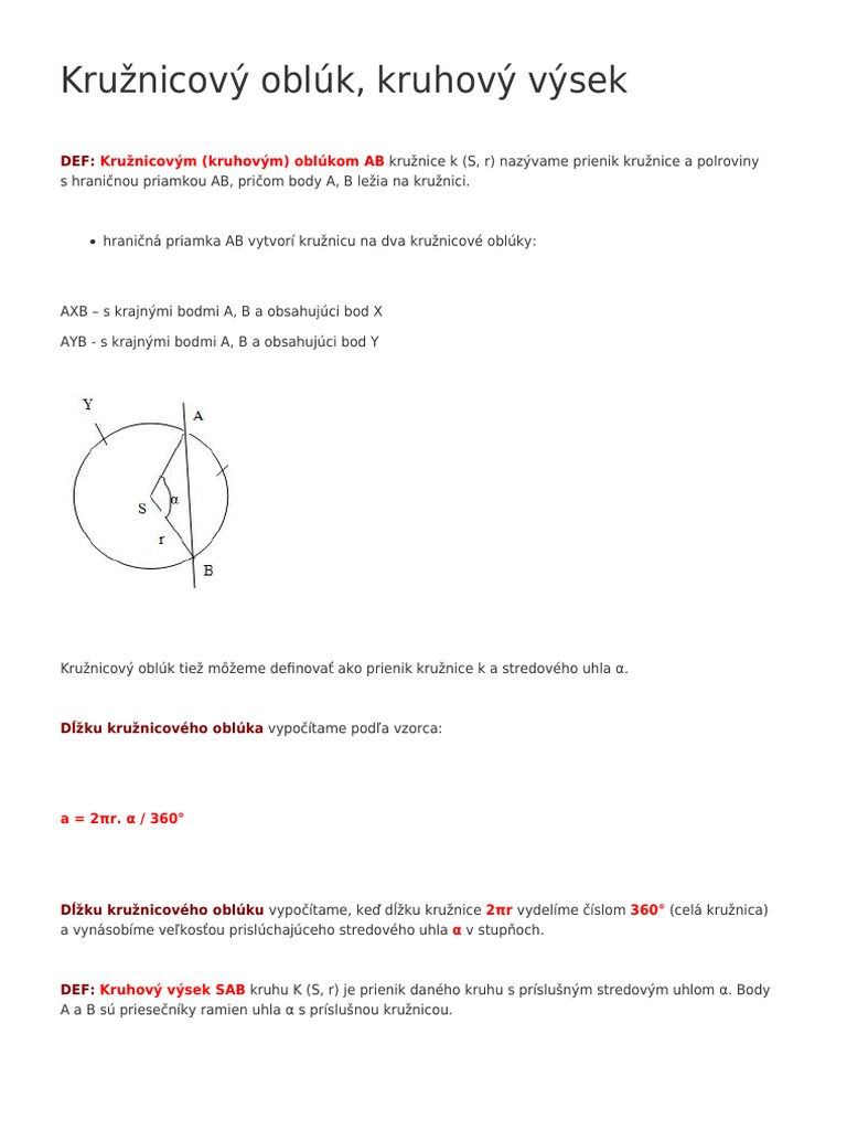 Kruznicovy Obluk Kruhovy Vysek 20211209 201400 | PDF