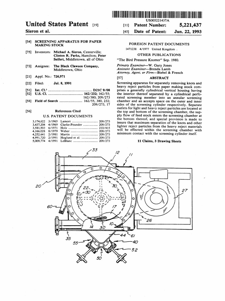 United States Patent | PDF | Wood | Patent