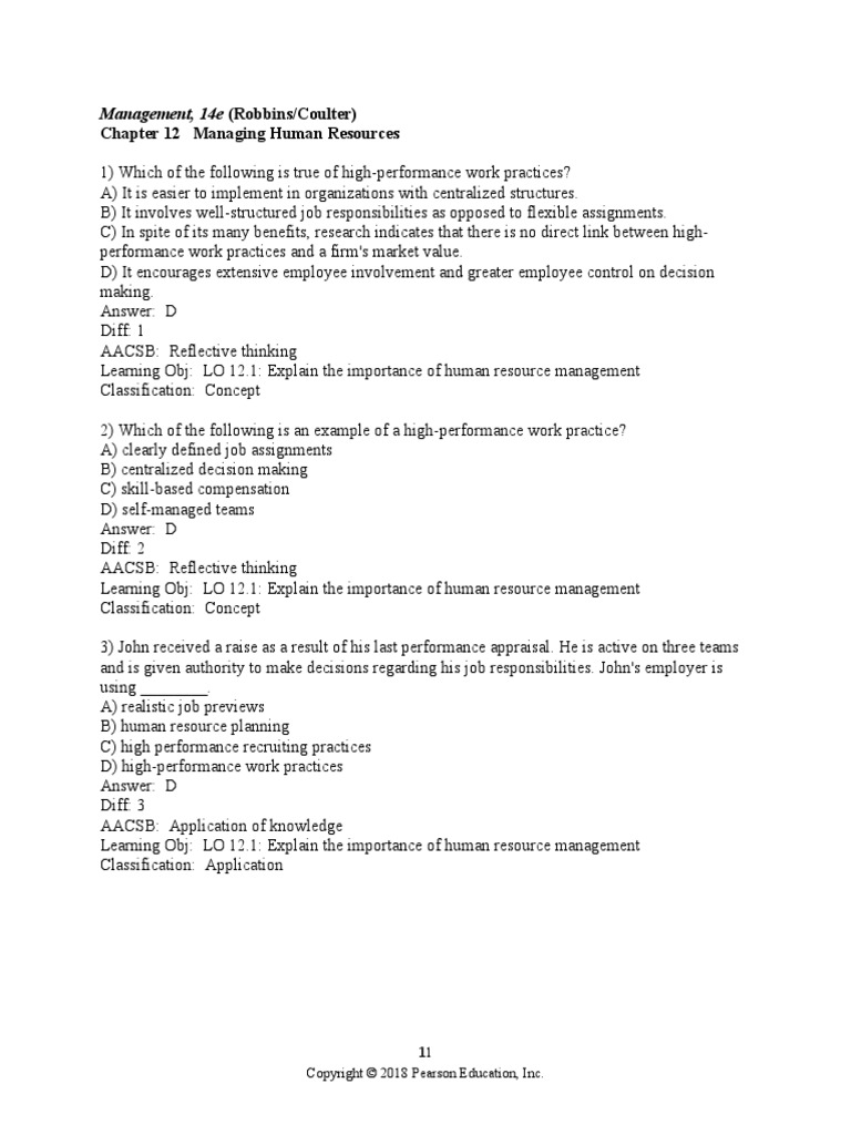 Chapter 12 Managing Human Resources | PDF | Human Resource Management ... Chapter 12 Managing Human Resources | PDF | Human Resource Management ...