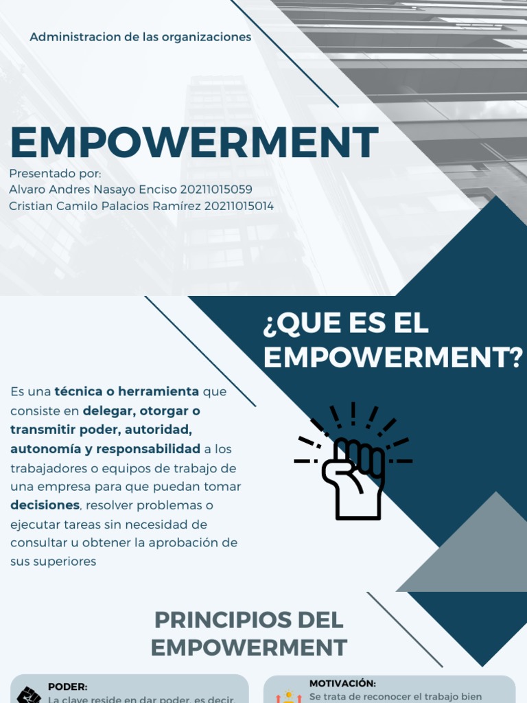 Empowerment | PDF | Iniciativa empresarial | Liderazgo