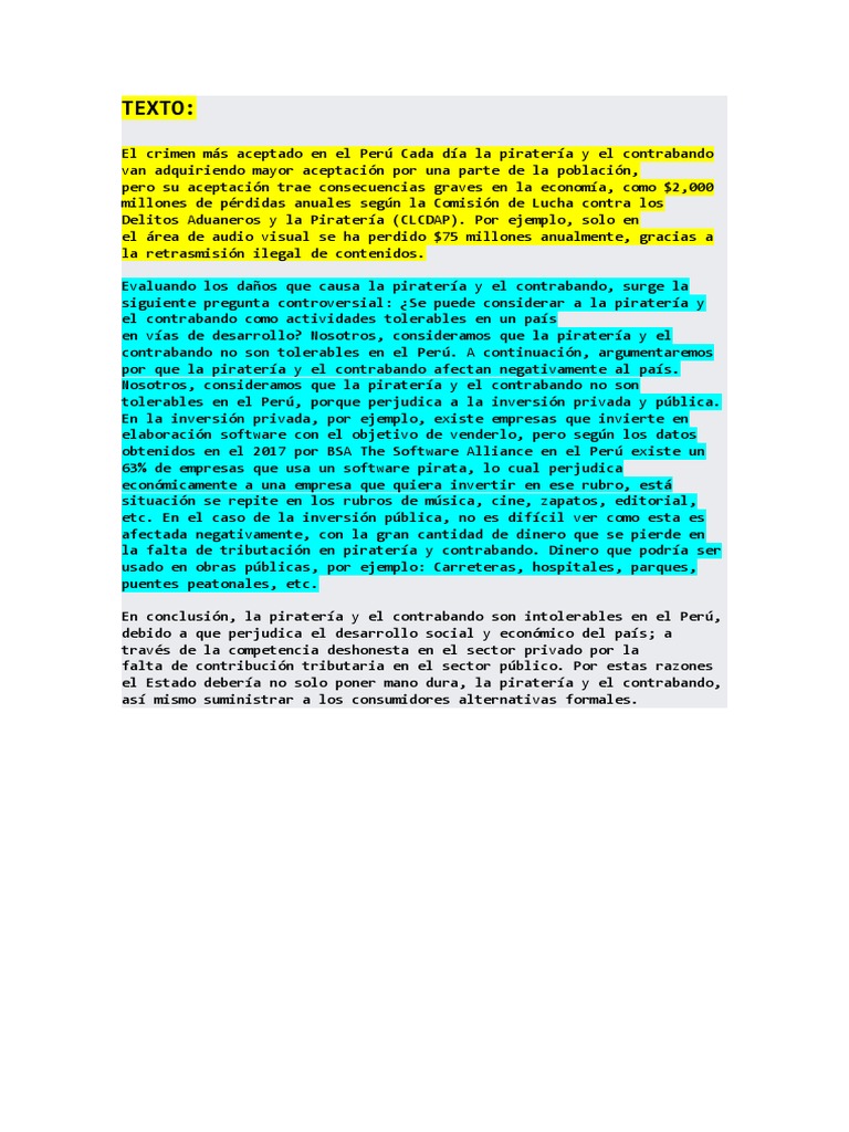 Texto Redaccion | PDF