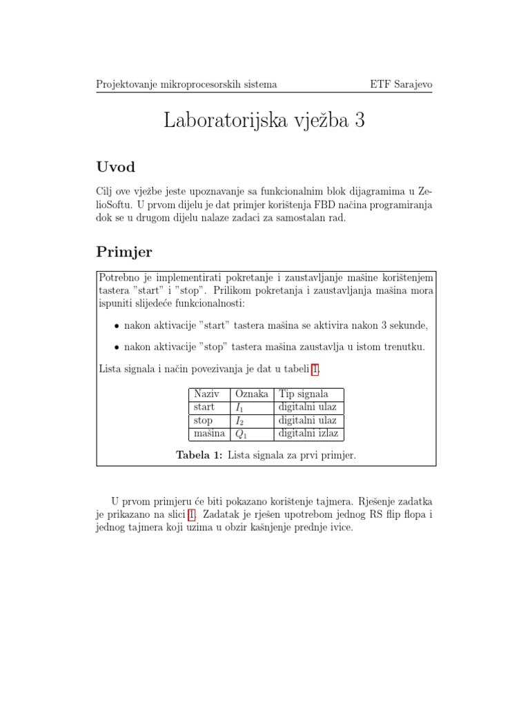 Laboratorijska Vje Zba 3 | PDF
