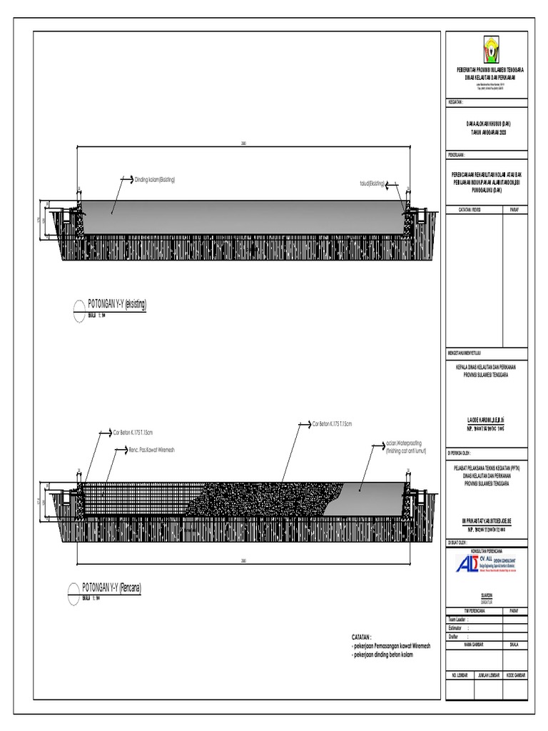 Potongan Eksisting | PDF