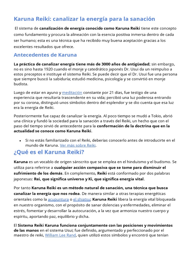 Simbolos Karuna | PDF | Reiki | Amor