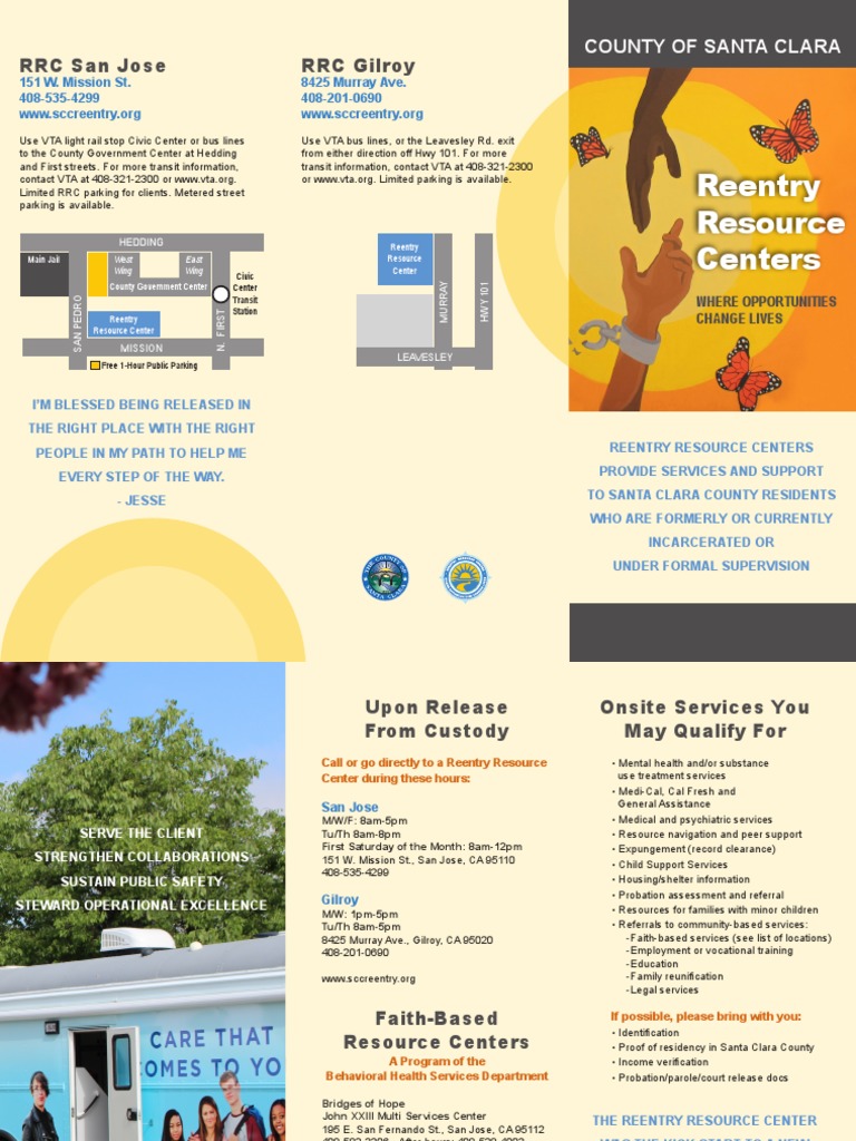 San Jose Reentry Resource Center Guide | PDF | Mental Health | Public ...