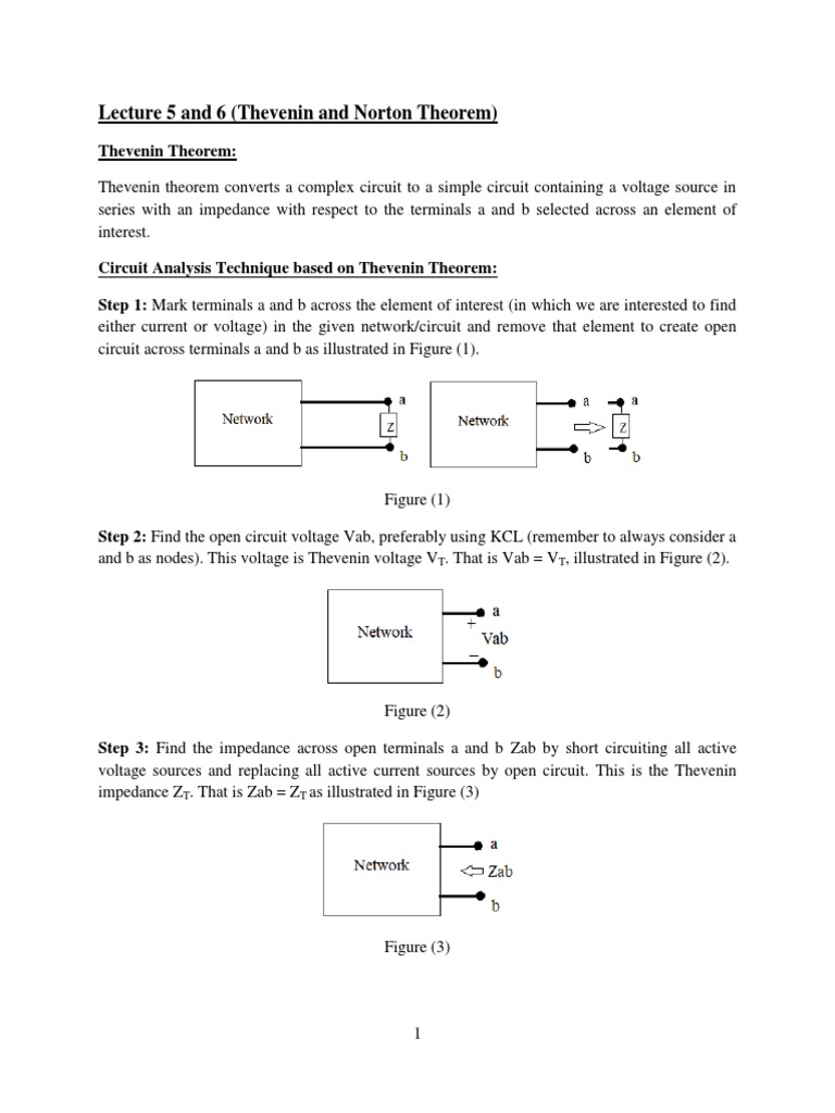 Circuit Analysis Lecture 5 And 6 Pdf Electrical Network Series And Parallel Circuits 8065