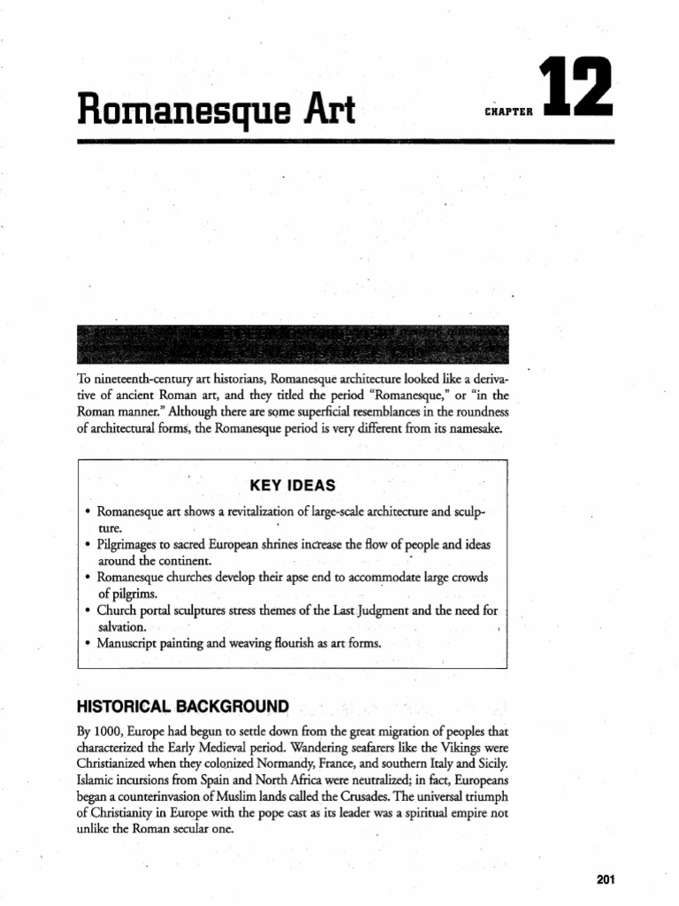 Chapter 12 Romanesque Art AP Study Guide | PDF