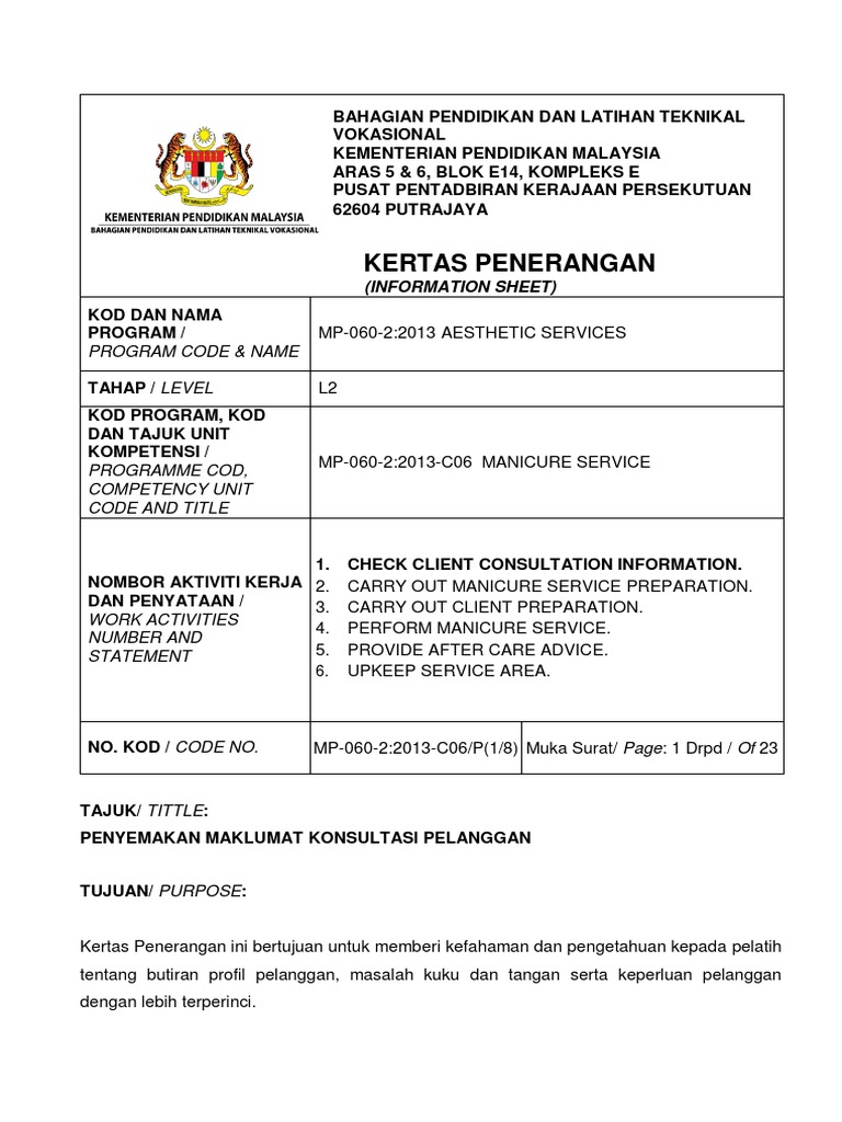 C06 Manicure KP Dan KT | PDF