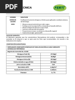 Foltron Ficha Tecnica | PDF | Fertilizante | Nitrógeno