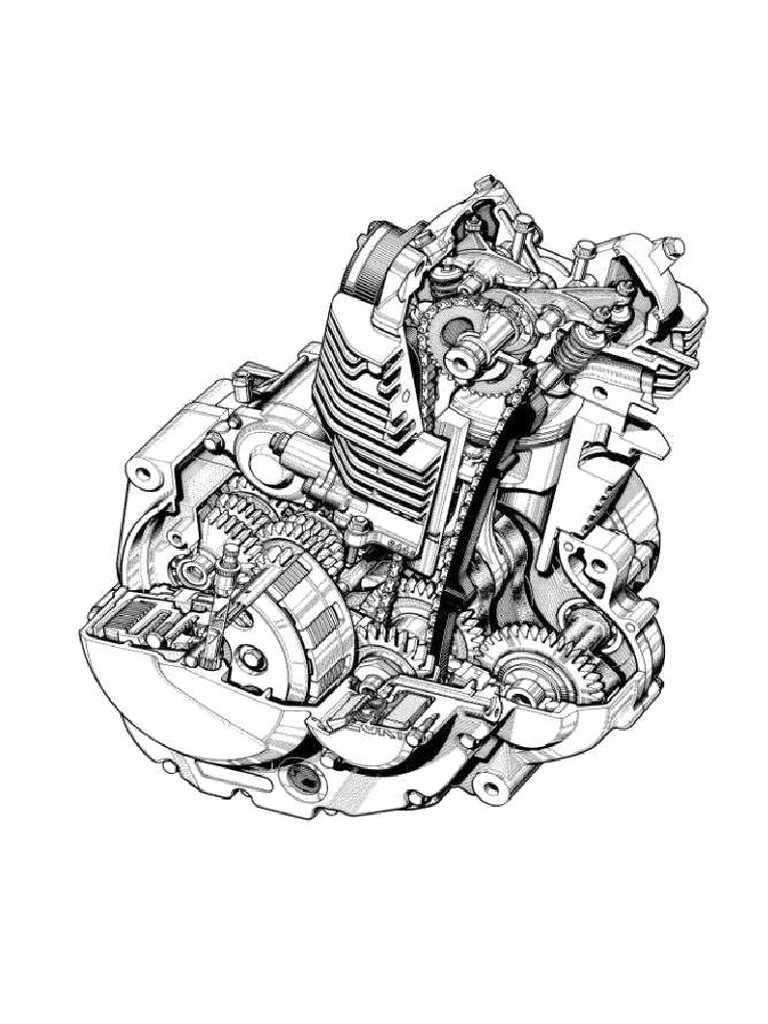 Manual de Serviço do Motor DR 650 | PDF | Pistão | Parafuso