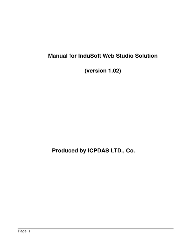 InduSoft Solution | PDF | World Wide Web | Internet & Web