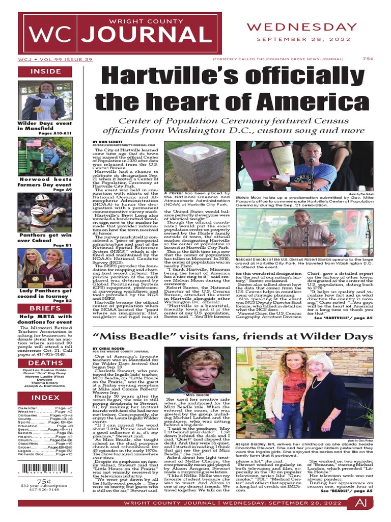 WCJ 09-28-2022 Eedition | PDF | Surveying