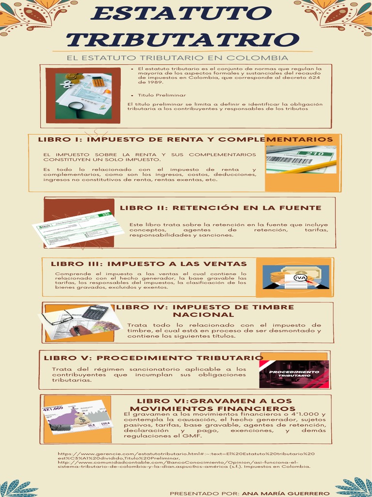 Infografia Estatuto Tributario Pdf
