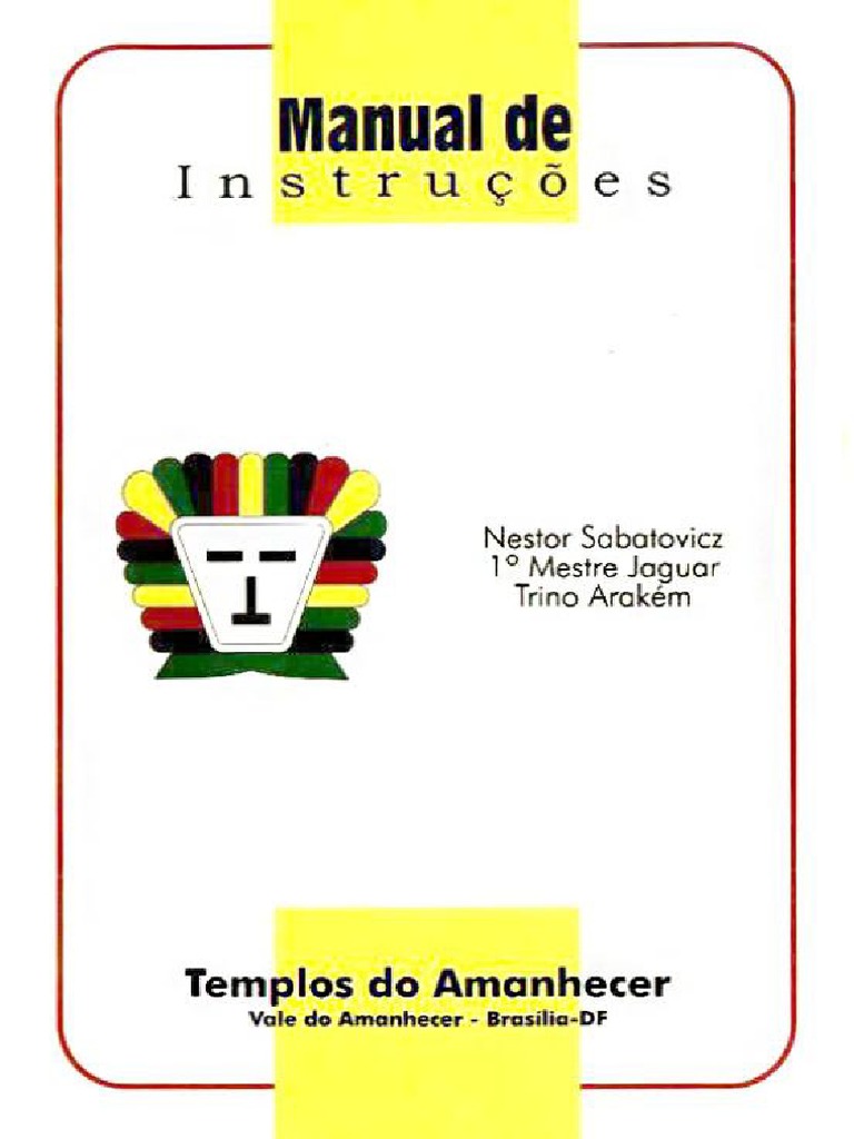 Manual de Instruções | PDF Manual de Instruções | PDF