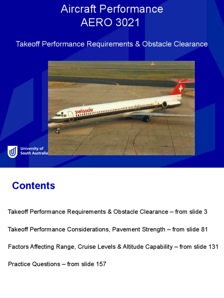 Climb Performance Et Al - Lecture #3 | PDF | Takeoff | Aircraft