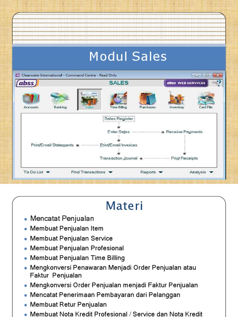 Modul Sales | PDF