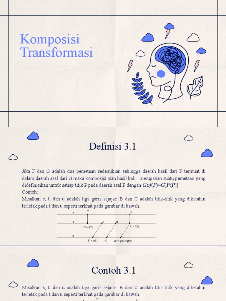COMPOSITION OF TRANSFORMATIONS | PDF