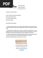 Carta con Anexos: Ejemplo Práctico | PDF