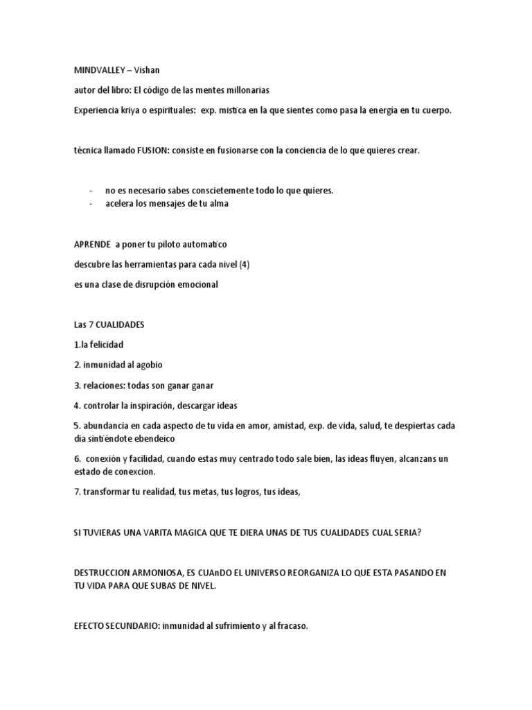 MINDVALLEY | PDF | Sicología