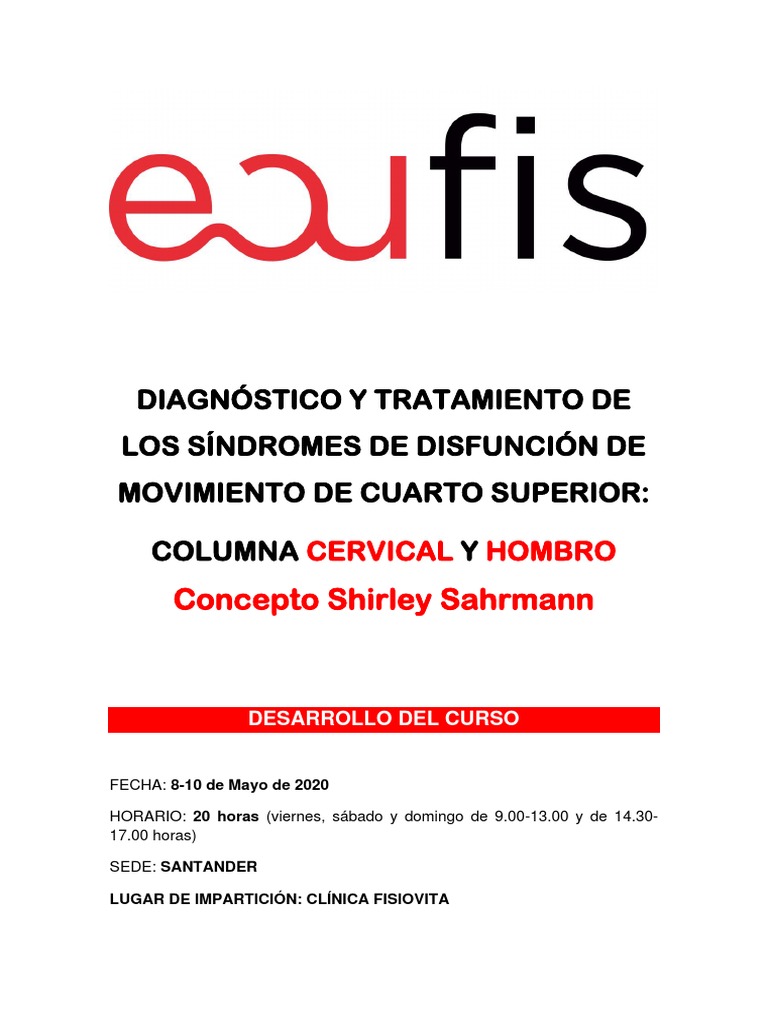 Concepto Shirley Sahrmann | PDF | Terapia física | Hombro