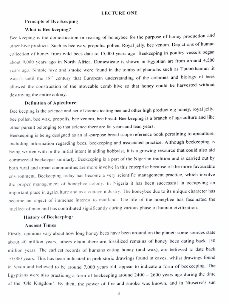 AGT 124 Principle of Beeping Keeping 1 | PDF