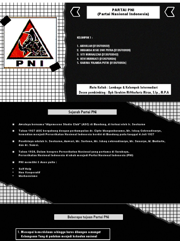 Partai PNI | PDF | Politik | Agama & Spiritualitas