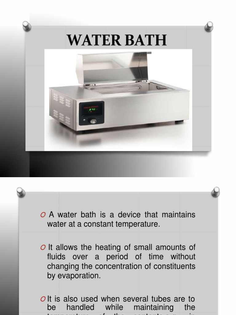 Waterbath | PDF | Water | Temperature