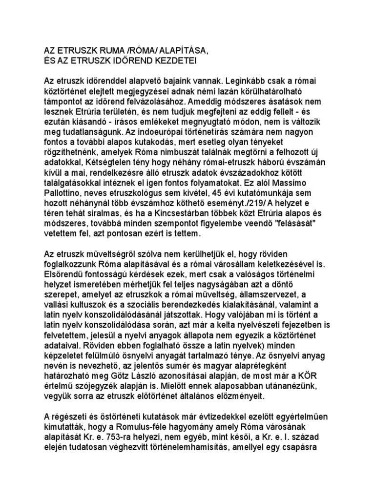 Magyar Ókor 6. | PDF