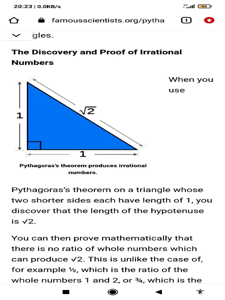Contribution of Pythagoras | PDF | Numbers | Mathematical Objects