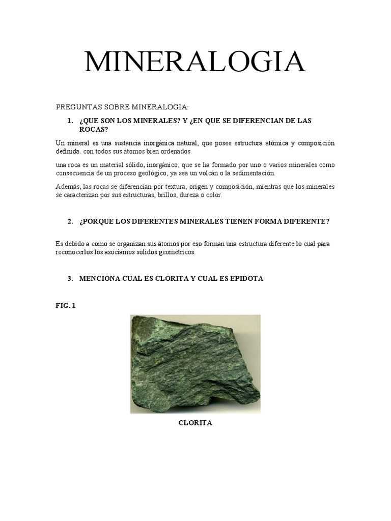 MINERALOGIA | PDF