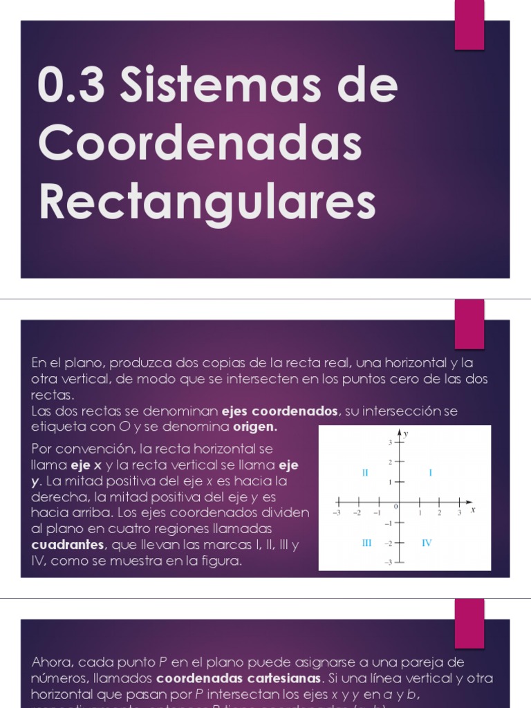 05 Sistema de Coordenadas Rectangulares 03 | PDF | Sistema de ... 05 Sistema de Coordenadas Rectangulares 03 | PDF | Sistema de ...