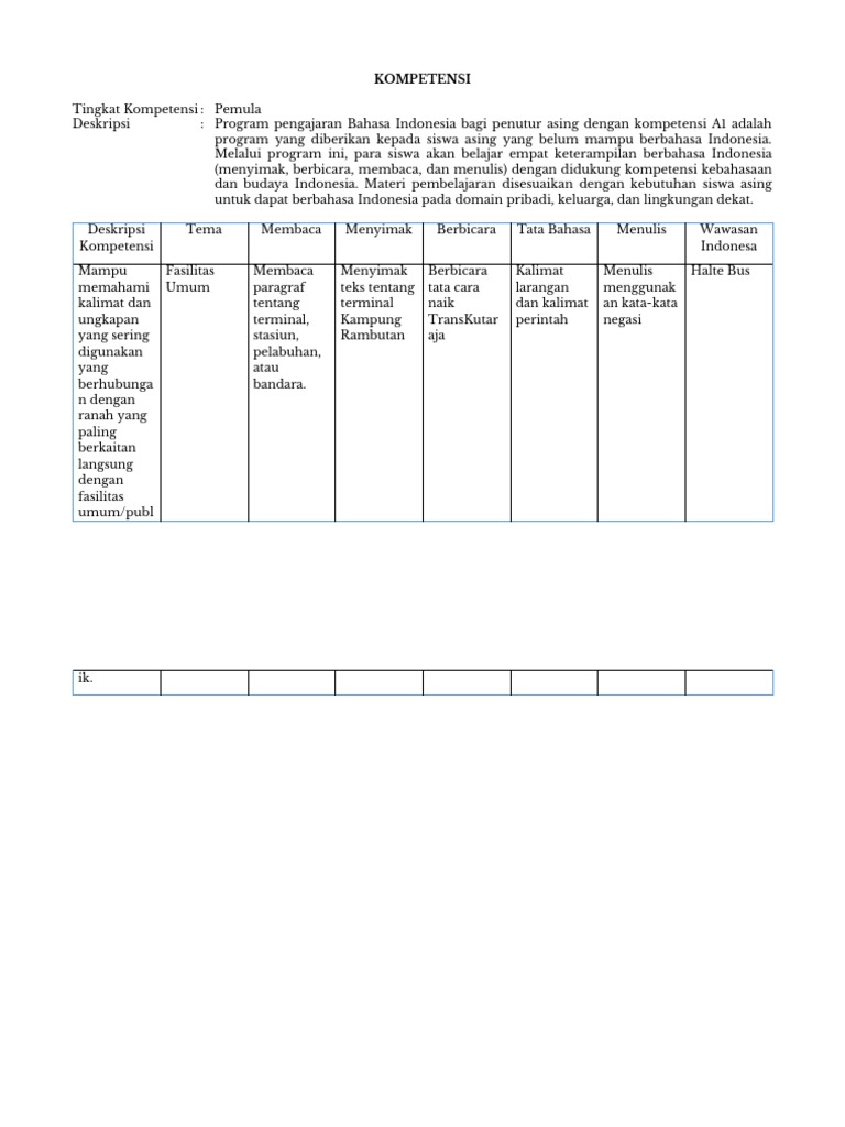 11 Fasilitas Umum | PDF | Kajian Bahasa Asing