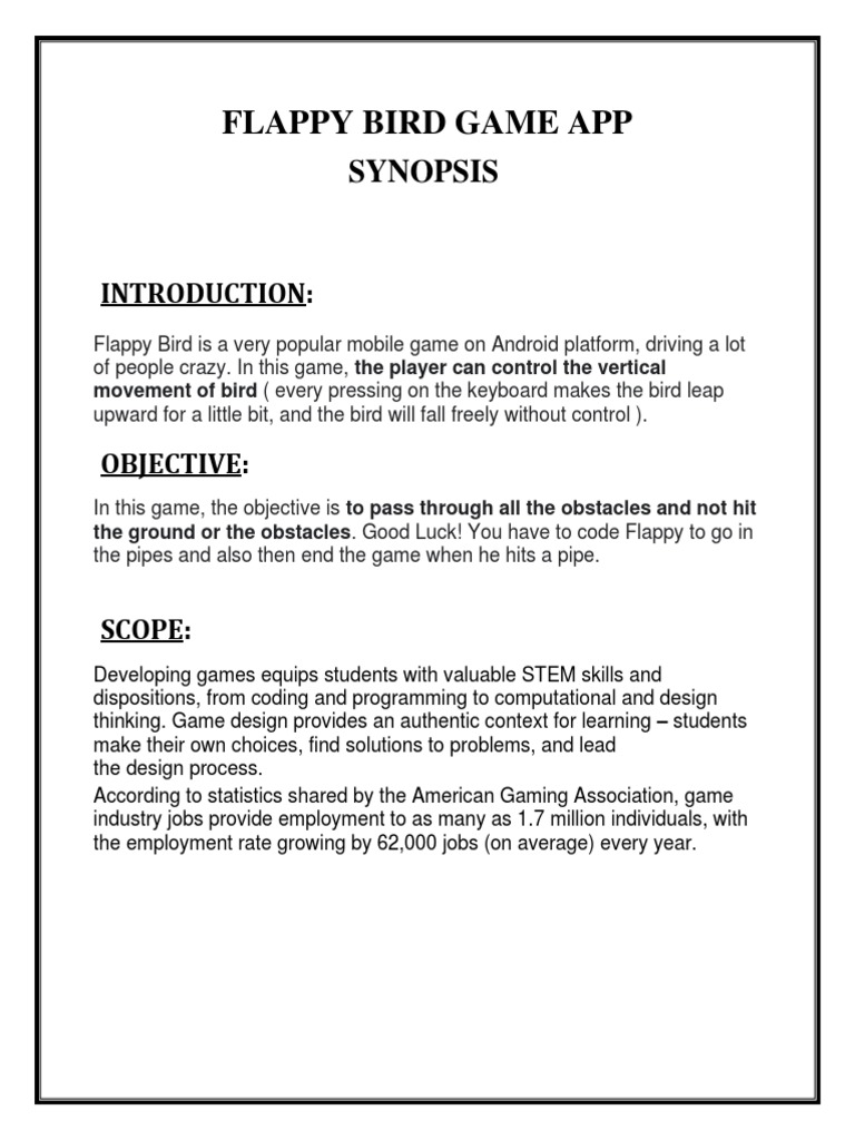 Flappy Bird Game | PDF | Computing Platforms | Computing Flappy Bird Game | PDF | Computing Platforms | Computing