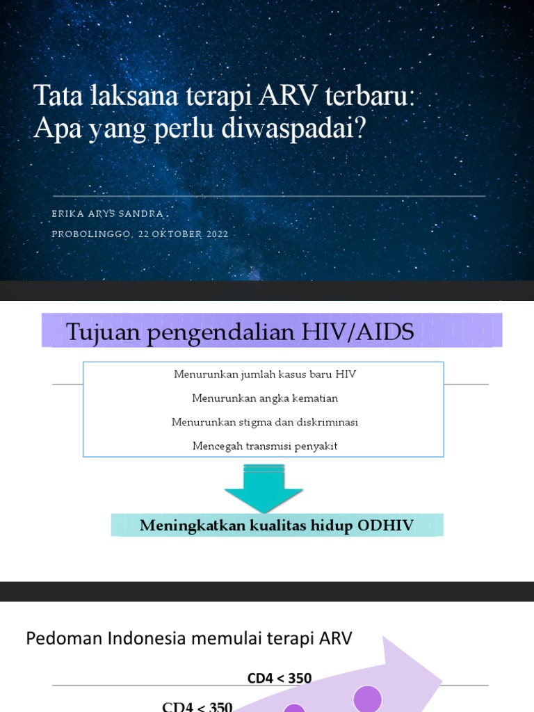 Tata Laksana Terapi ARV untuk HIV/AIDS | PDF