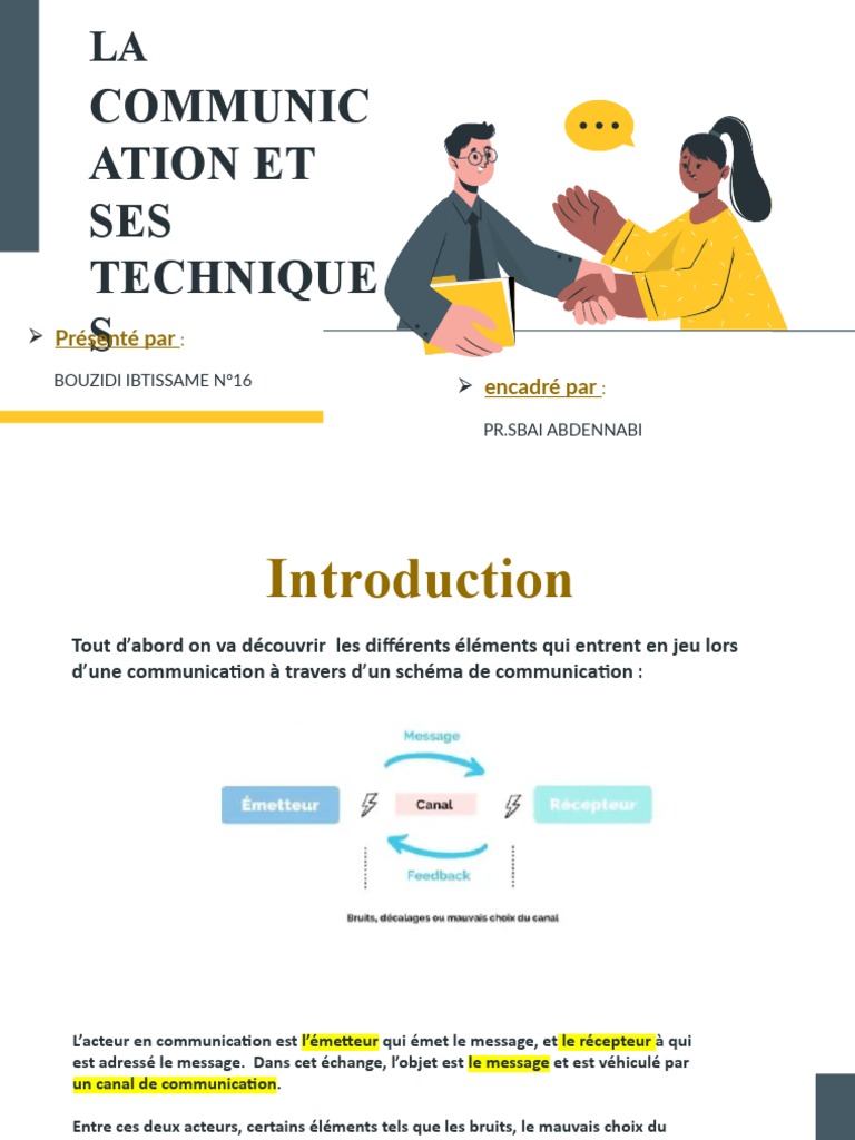 La Communication Et Ses Techniques | PDF | la communication