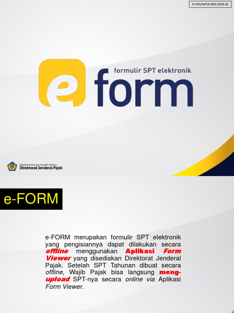 KUP-01 E-Form - Rev.1 | PDF