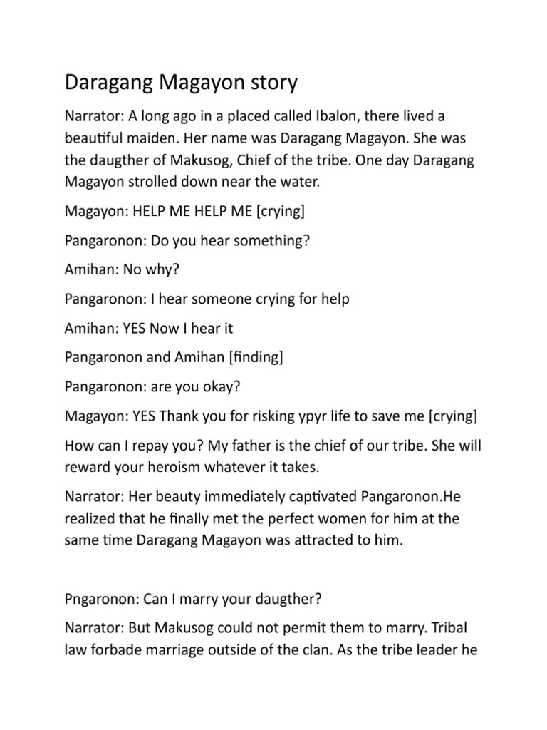 Legend of Daragang Magayon | PDF