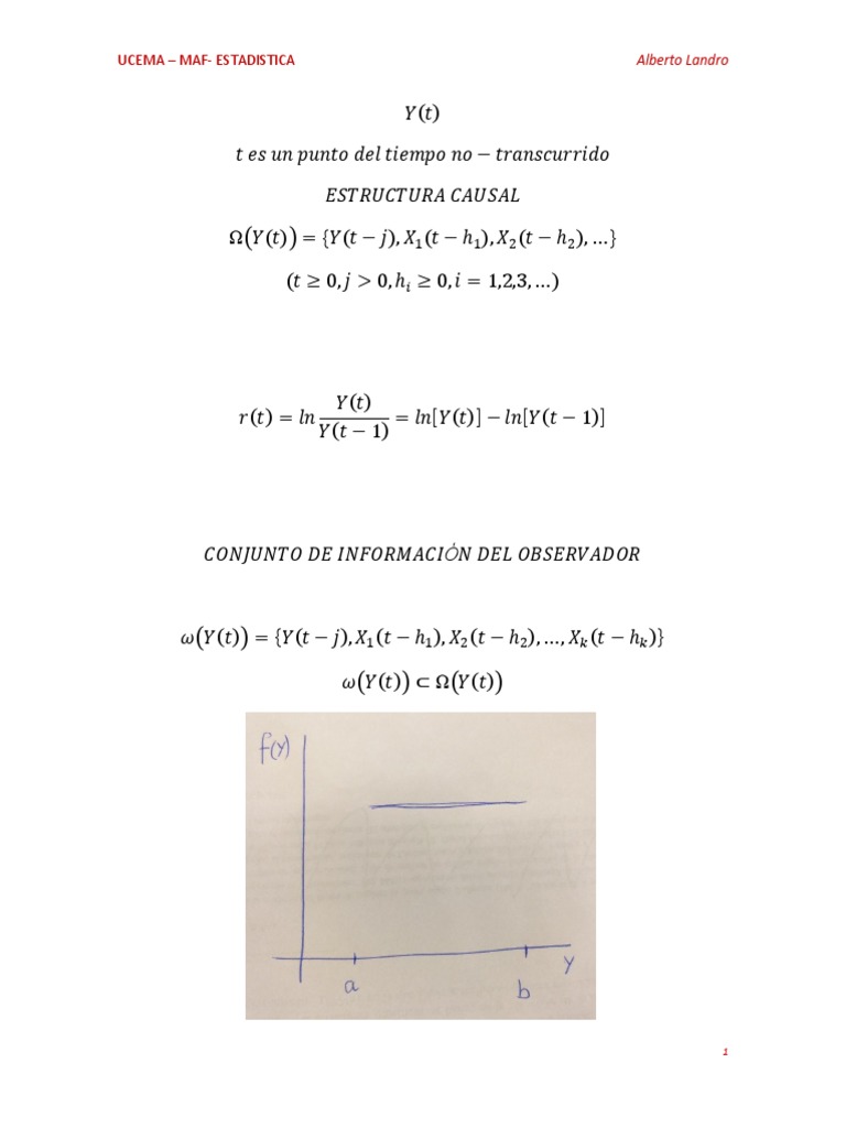 Ucema - Maf-Estadistica: Alberto Landro | PDF | Estimador | Variable ...