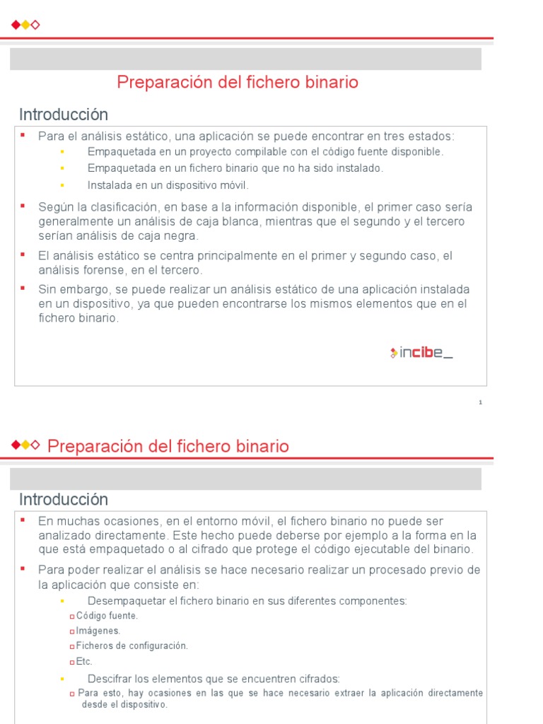 Preparación Del Fichero Binario | PDF | Android (sistema operativo) | Ios