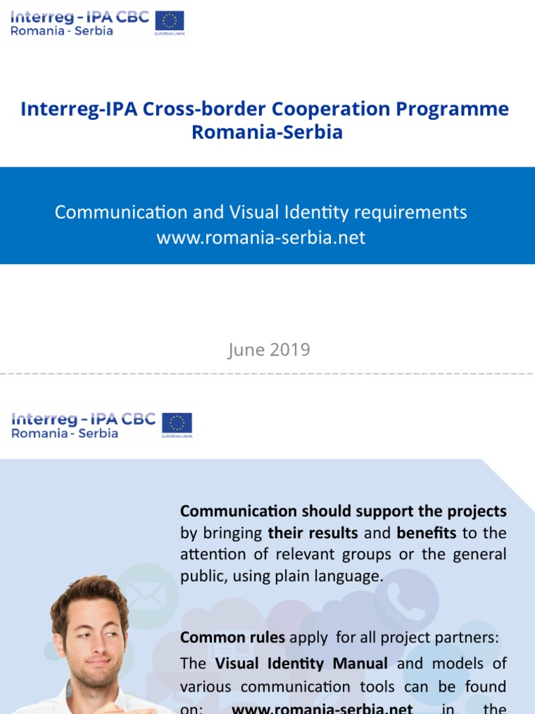 Interreg-IPA CBC Visibility | PDF | European Union | Logos
