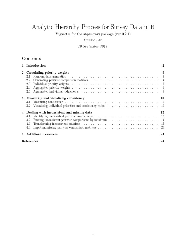 My Vignette | PDF | Matrix (Mathematics) | Mean