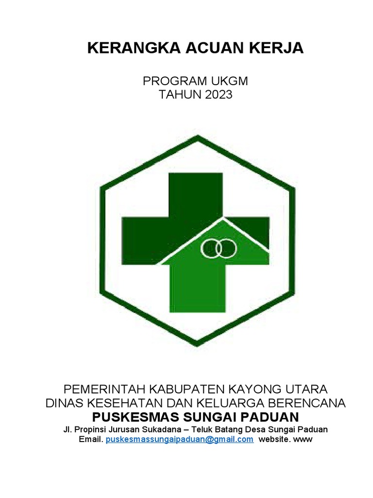 Program UKGM 2023 Puskesmas Sungai Paduan | PDF | Kesehatan Holistik