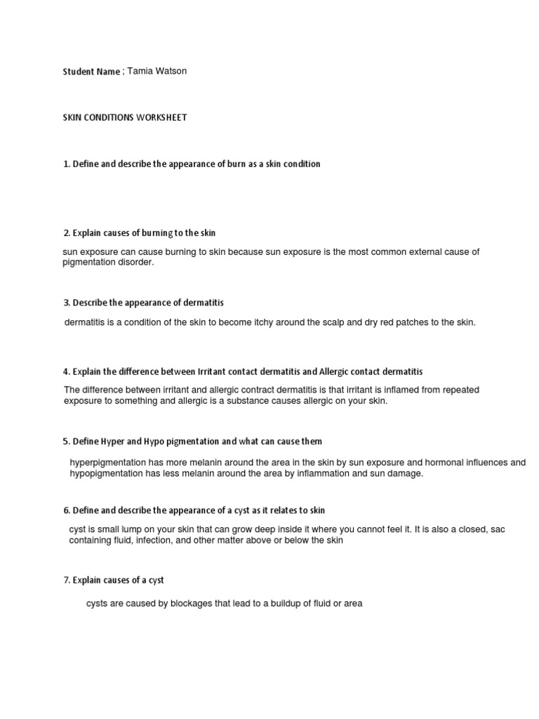 Overview of Common Skin Conditions | PDF | Dermatitis | Skin