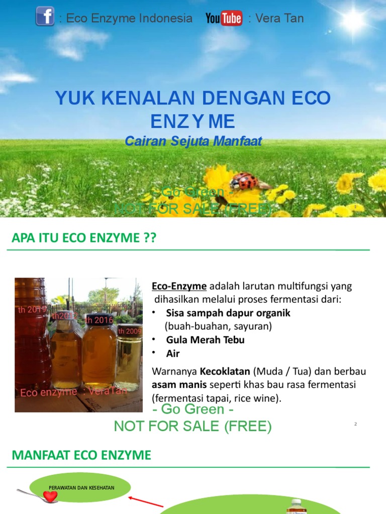 Panduan Eco Enzyme (Eco Enzyme Indonesia) | PDF